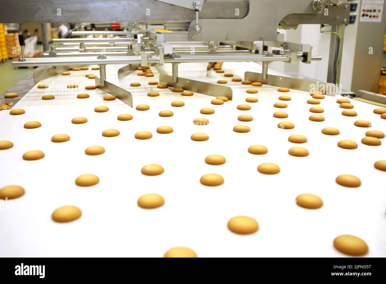 Controlling the work of huge conveyor machine producing spice cakes at ...