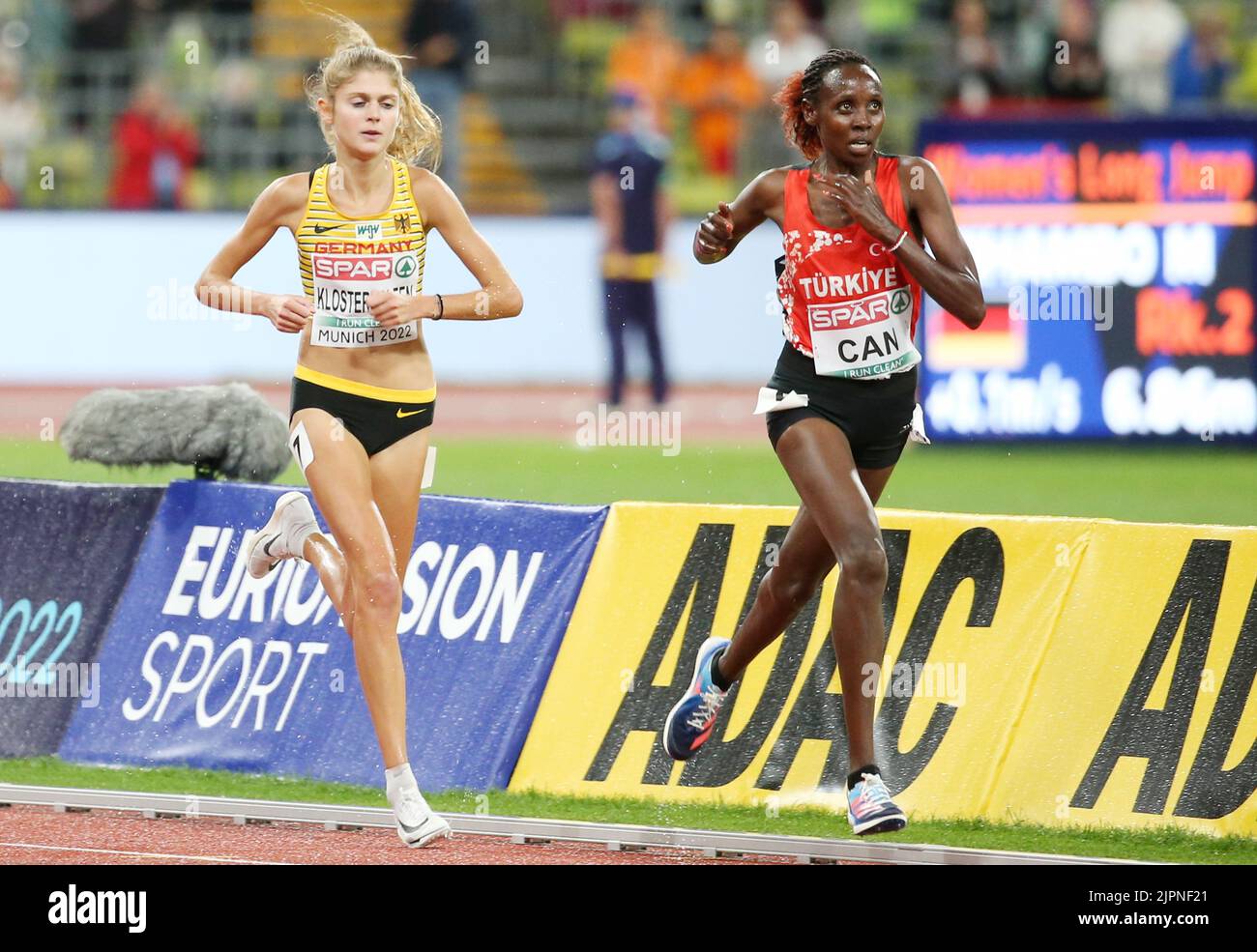 Konstanze Klosterhalfen of Germany Gold medal, Yasemin Can of Turkey ...