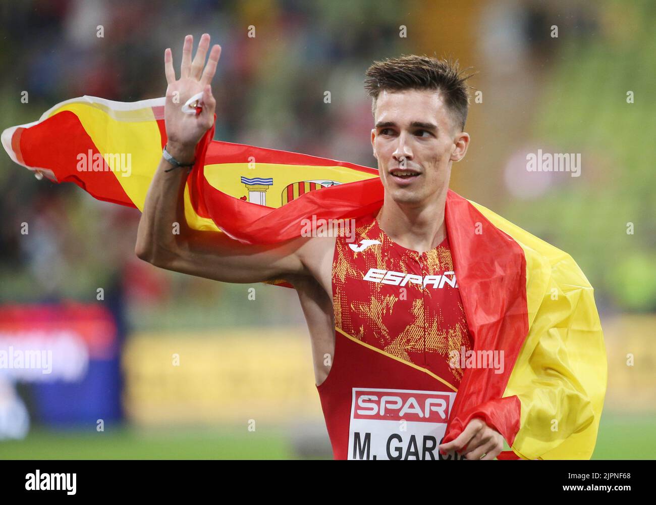 Mario Garcia of Spain Finale Men's 1500m during the European Athletics ...