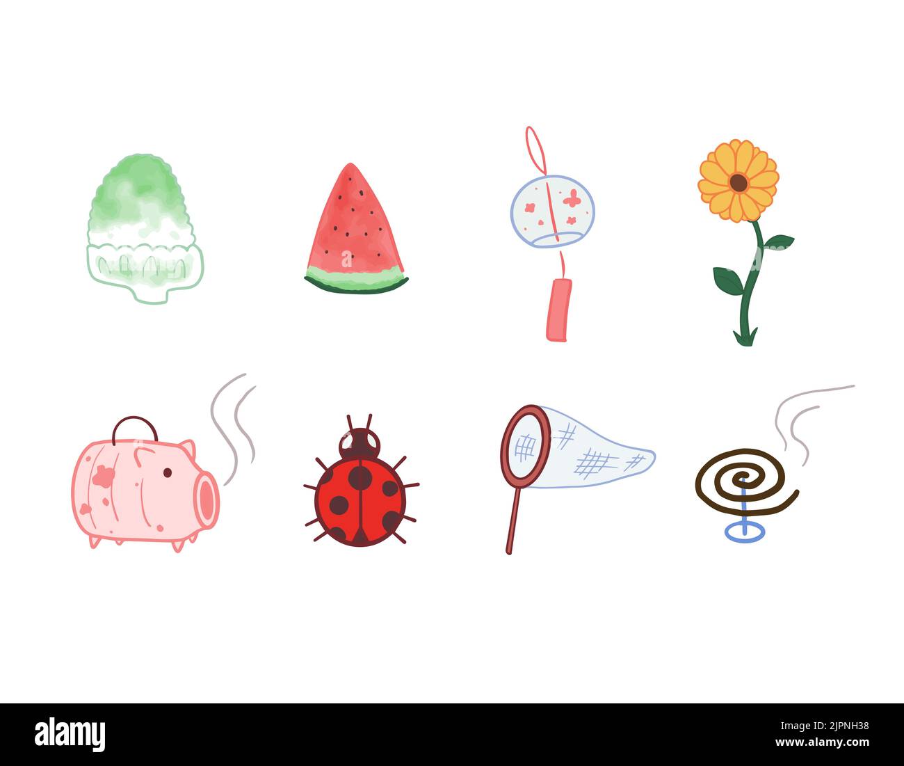 Child wind chime Stock Vector Images - Alamy