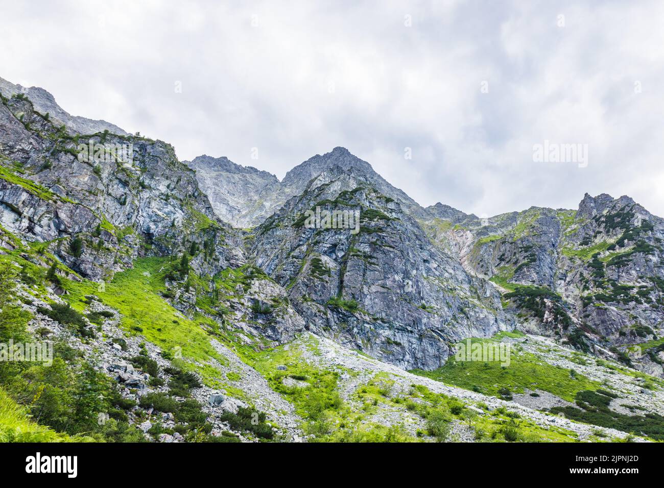 Panorama nature view panoramic polish tatra mountains hi-res stock ...
