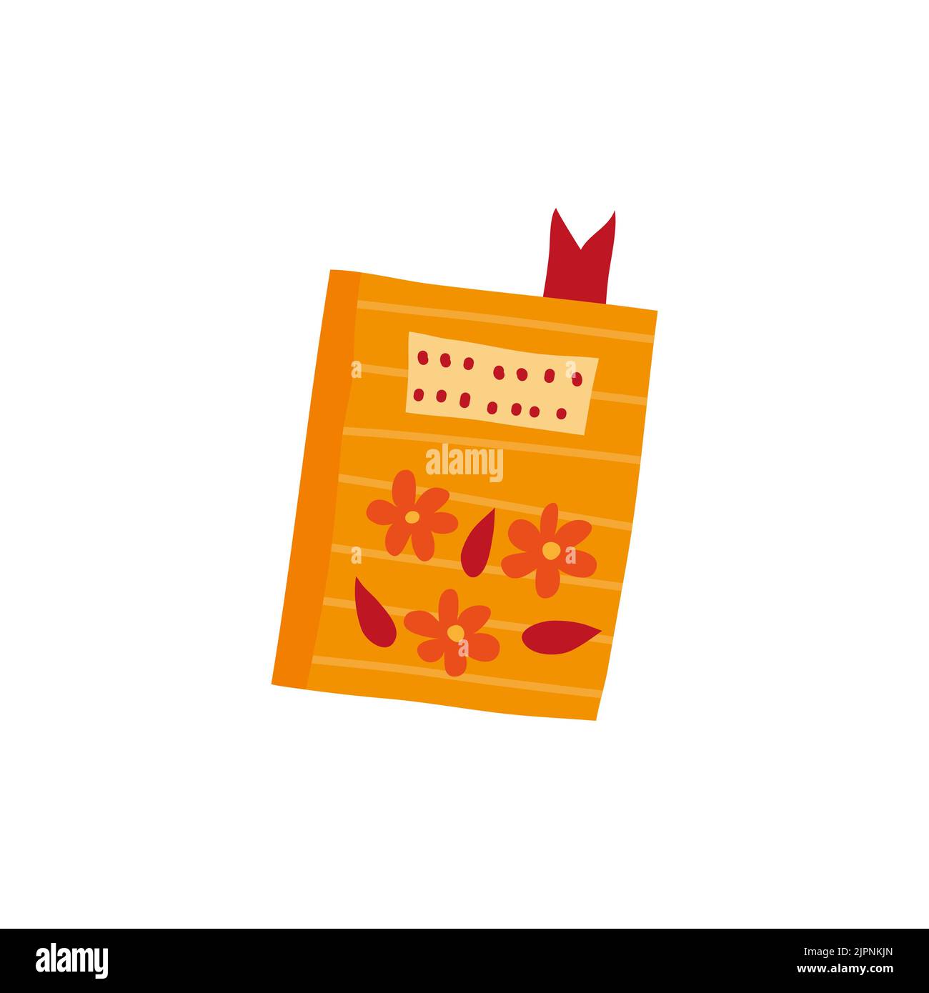 Orange book cartoon icon isolated hi-res stock photography and images ...