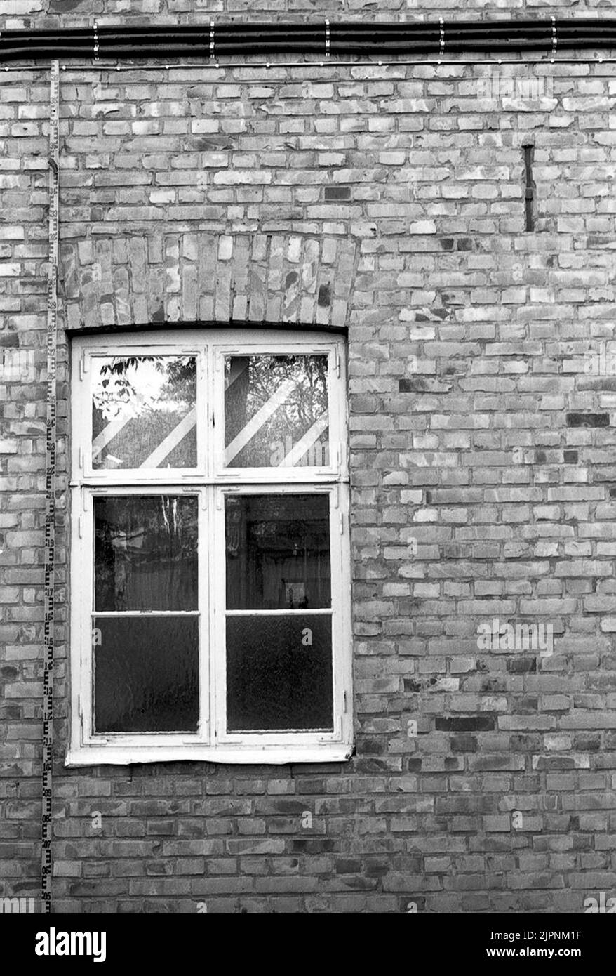 Haglund's factory, detail window, Parkgatan, Falköping. Haglunds fabrik ...