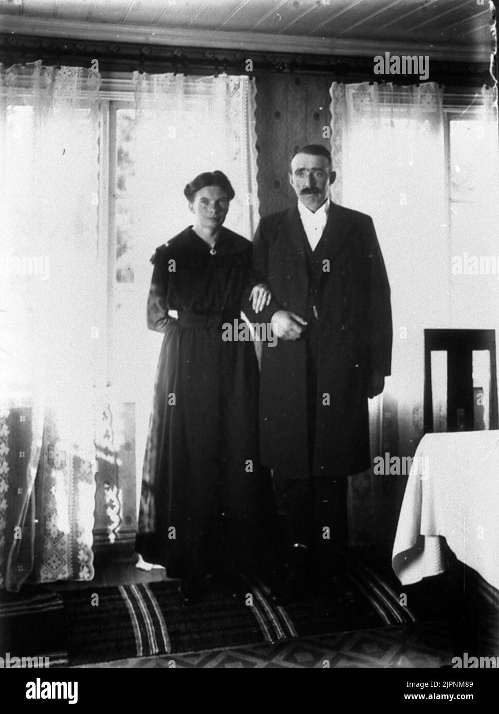 Gerda and Gottfrid Båge in Bragnum. Gerda och Gottfrid Båge i Bragnum ...