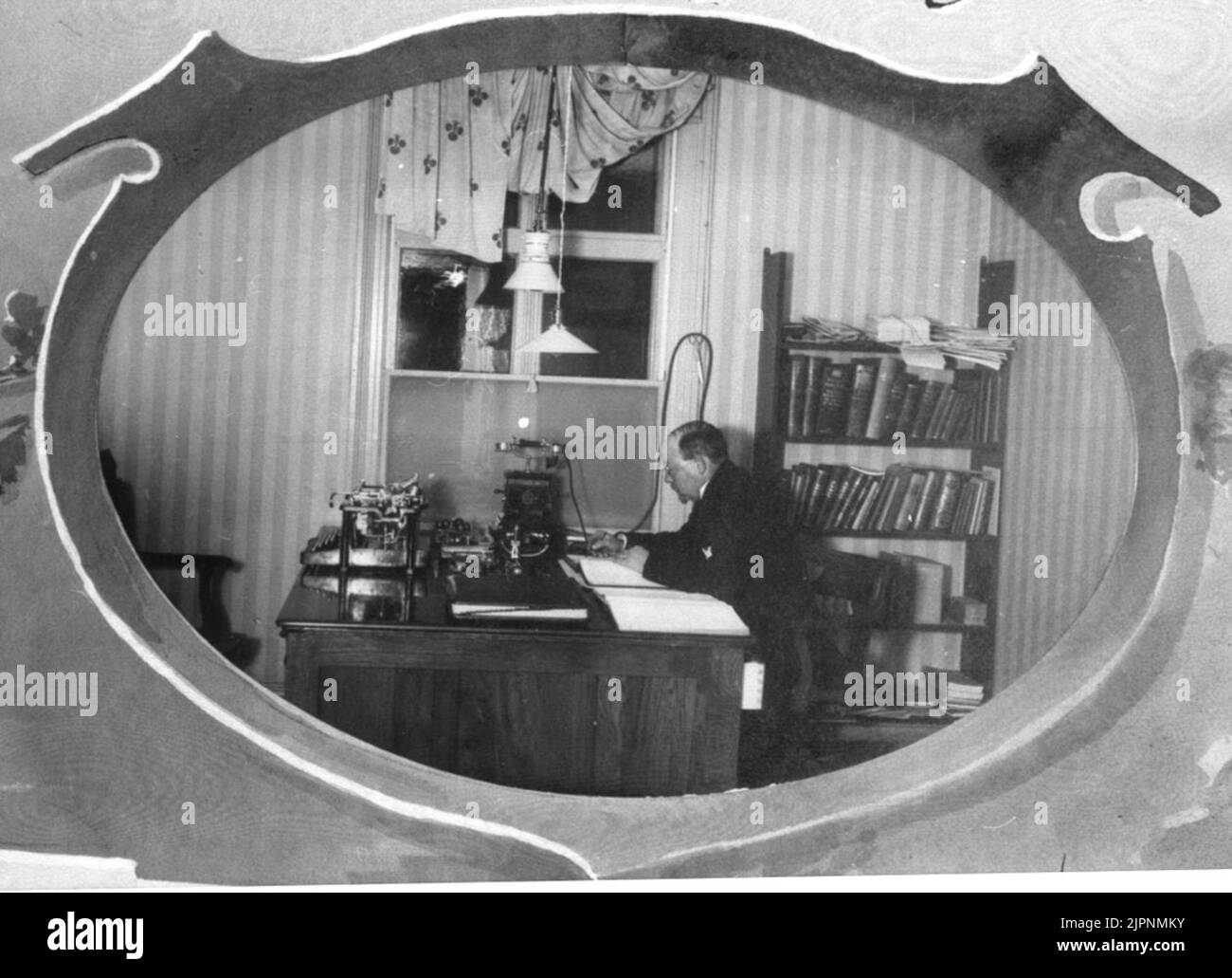 Haglund's drop -down factory. Haglunds rullgardinsfabrik Stock Photo ...