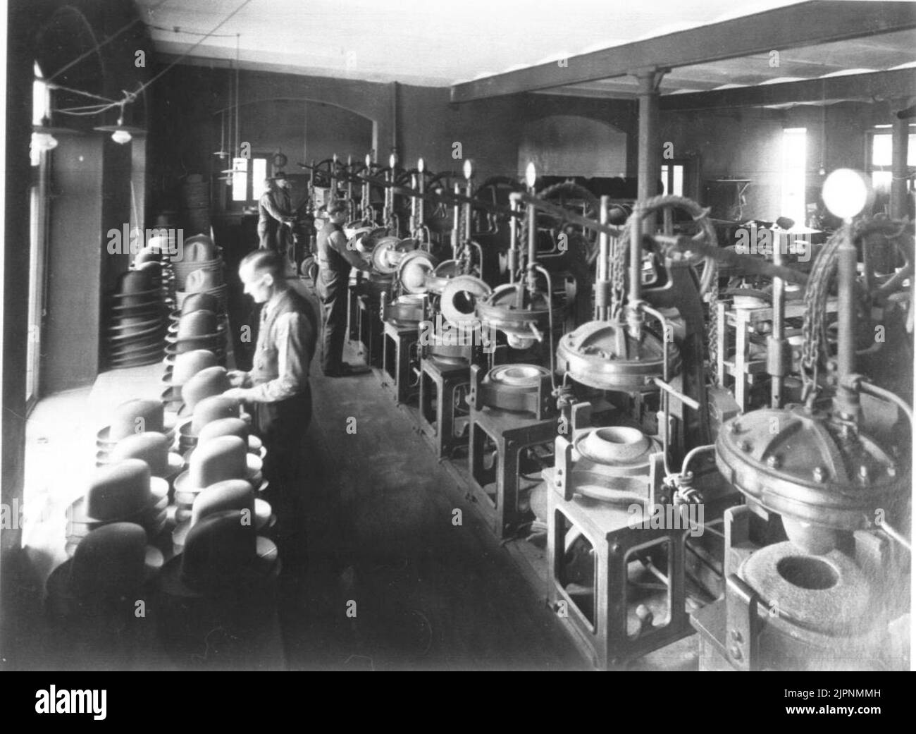 The hat factory Black and White Stock Photos & Images - Alamy