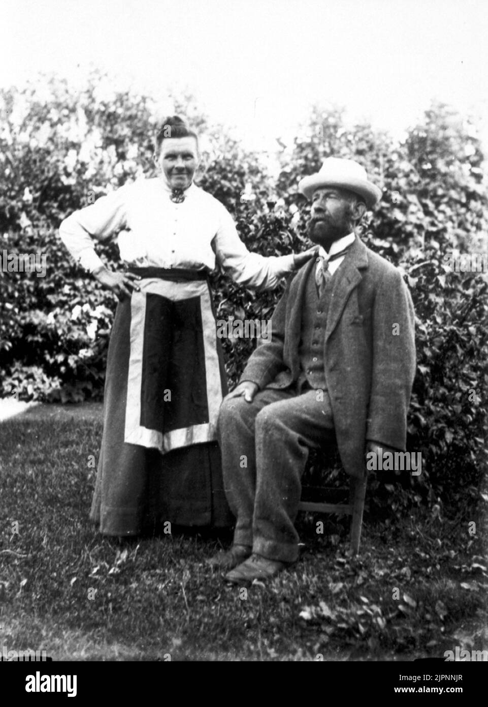 Frans Johan Gegerfelt and his wife Amanda Kristina Svantesdotter. Frans ...