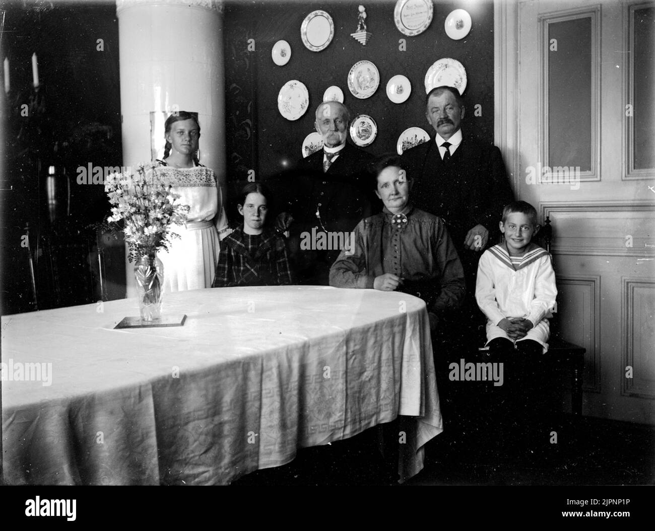 The dining room at Abels. Matsalen hos Abels Stock Photo - Alamy