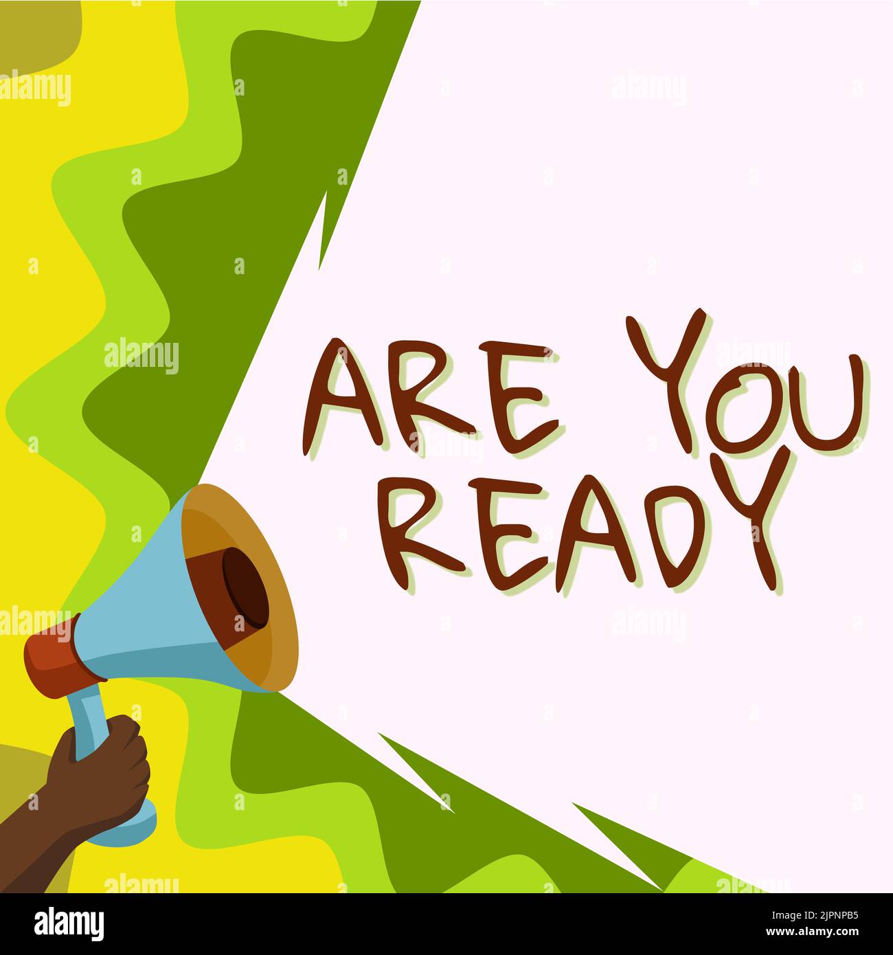 Text showing inspiration Are You Ready, Business overview Alertness ...