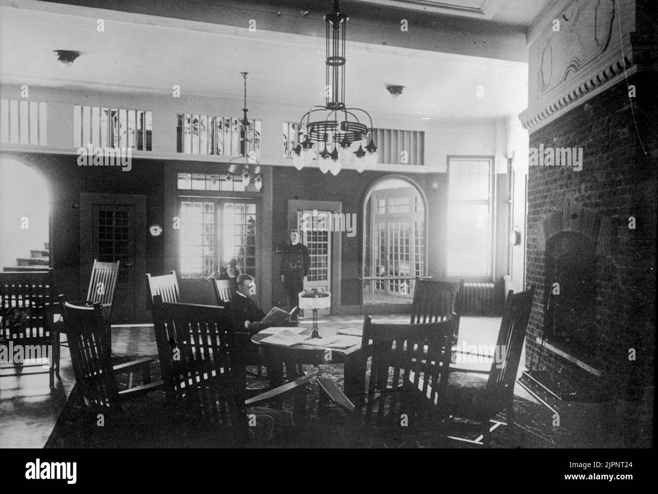 The spa resort, the hall. Kurorten, hallen Stock Photo - Alamy