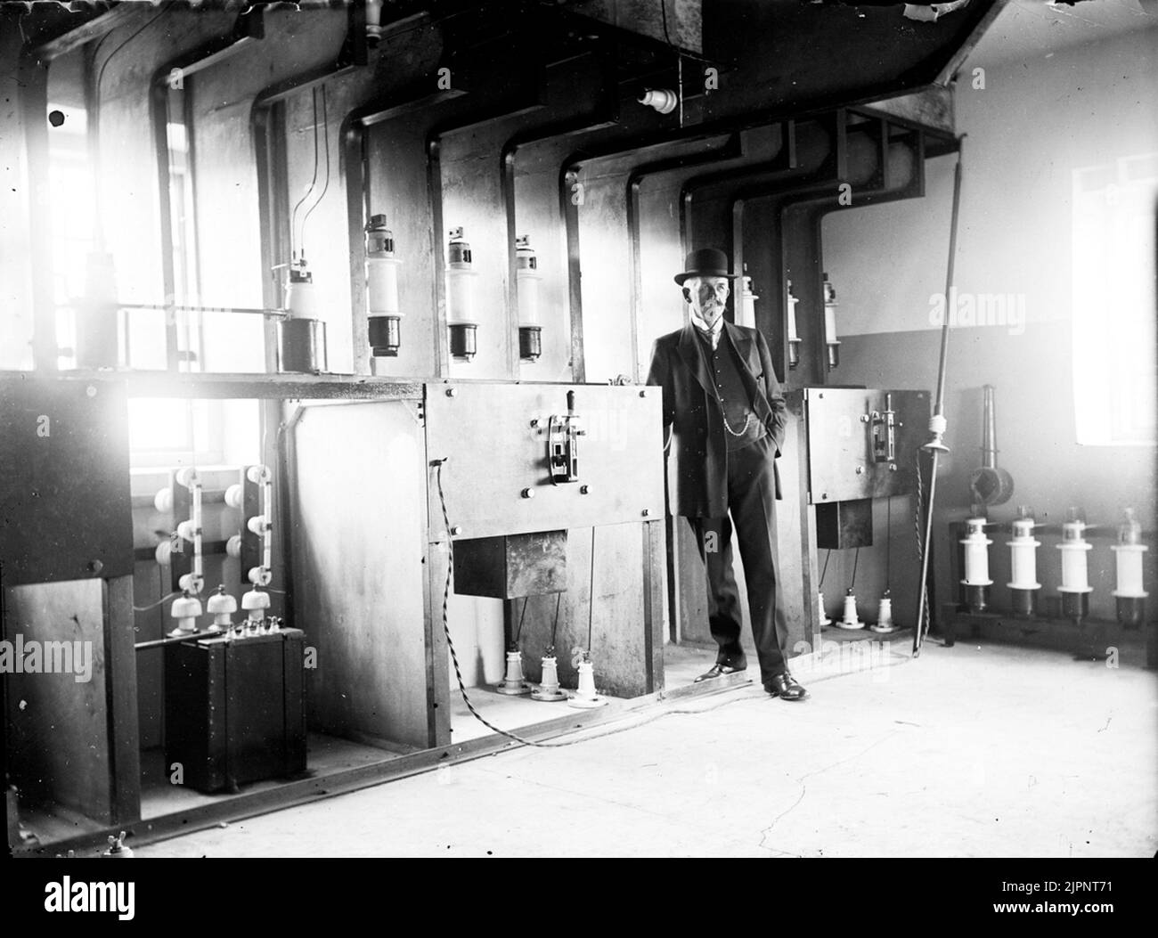 The transformer house, second floor. Transformatorhuset, andra våningen ...