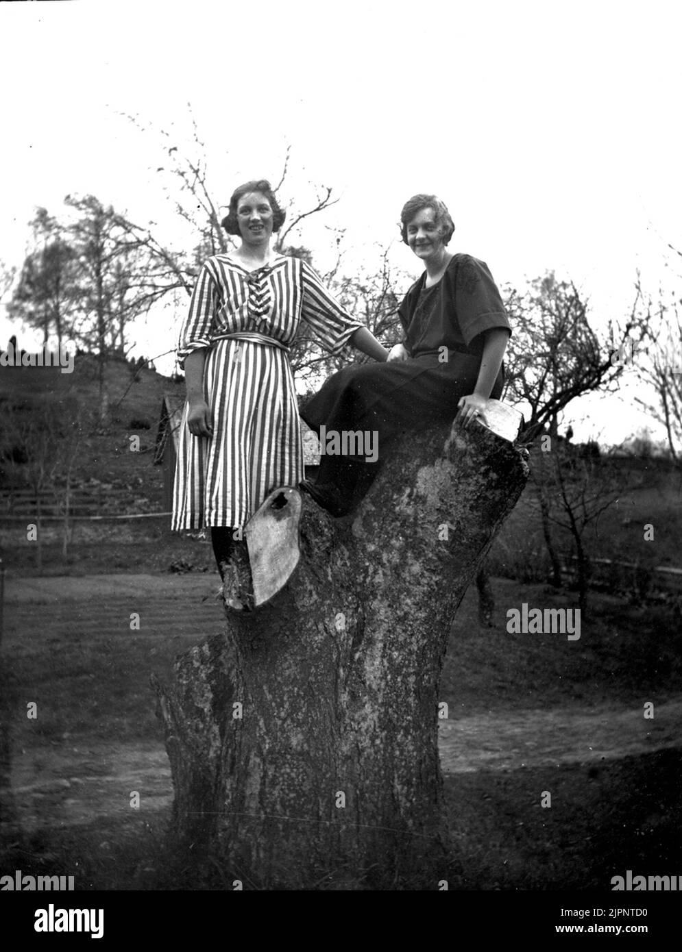Lisa and Greta. Lisa och Greta Stock Photo - Alamy
