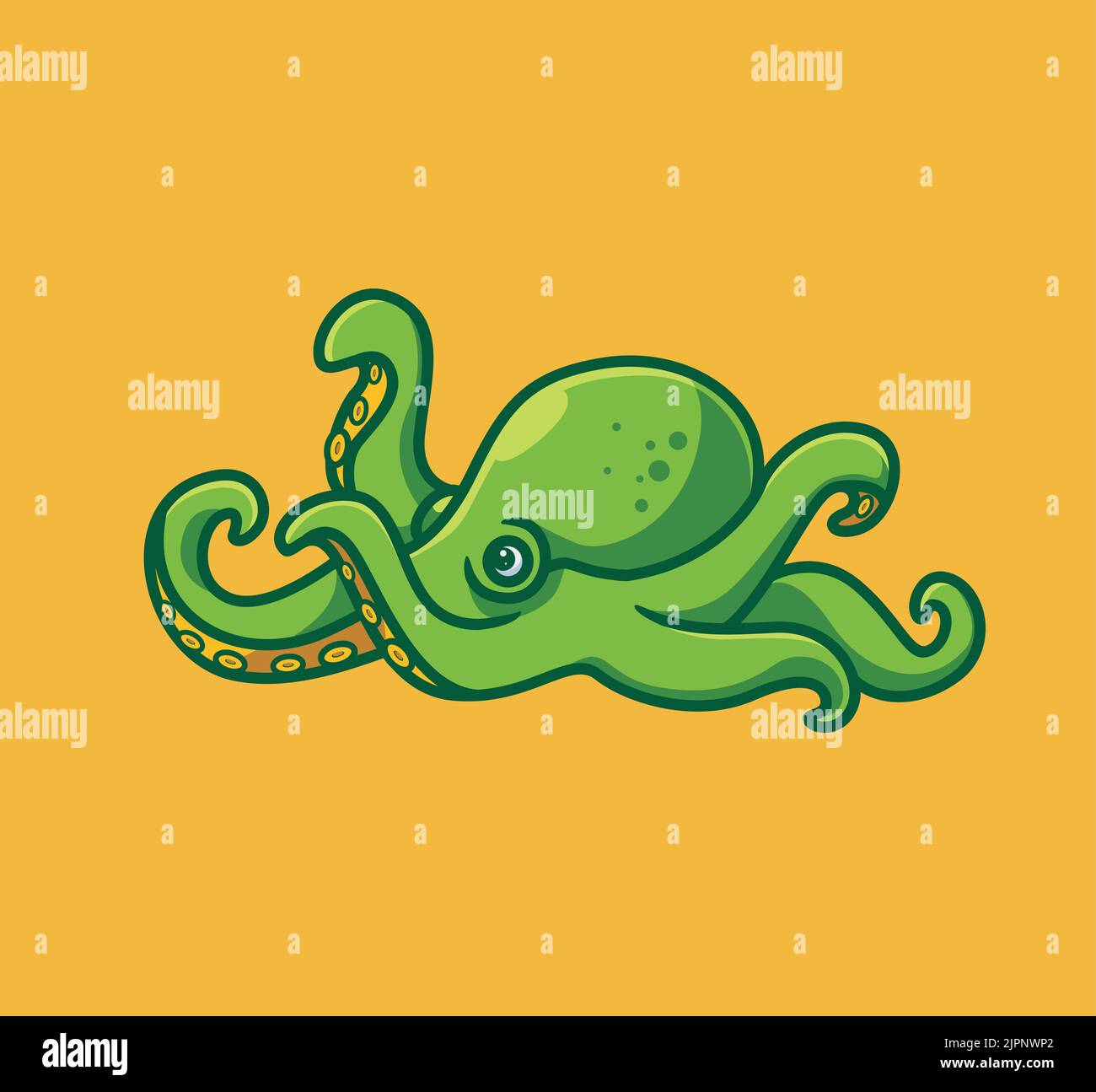 Octopus walk Stock Vector Images - Alamy