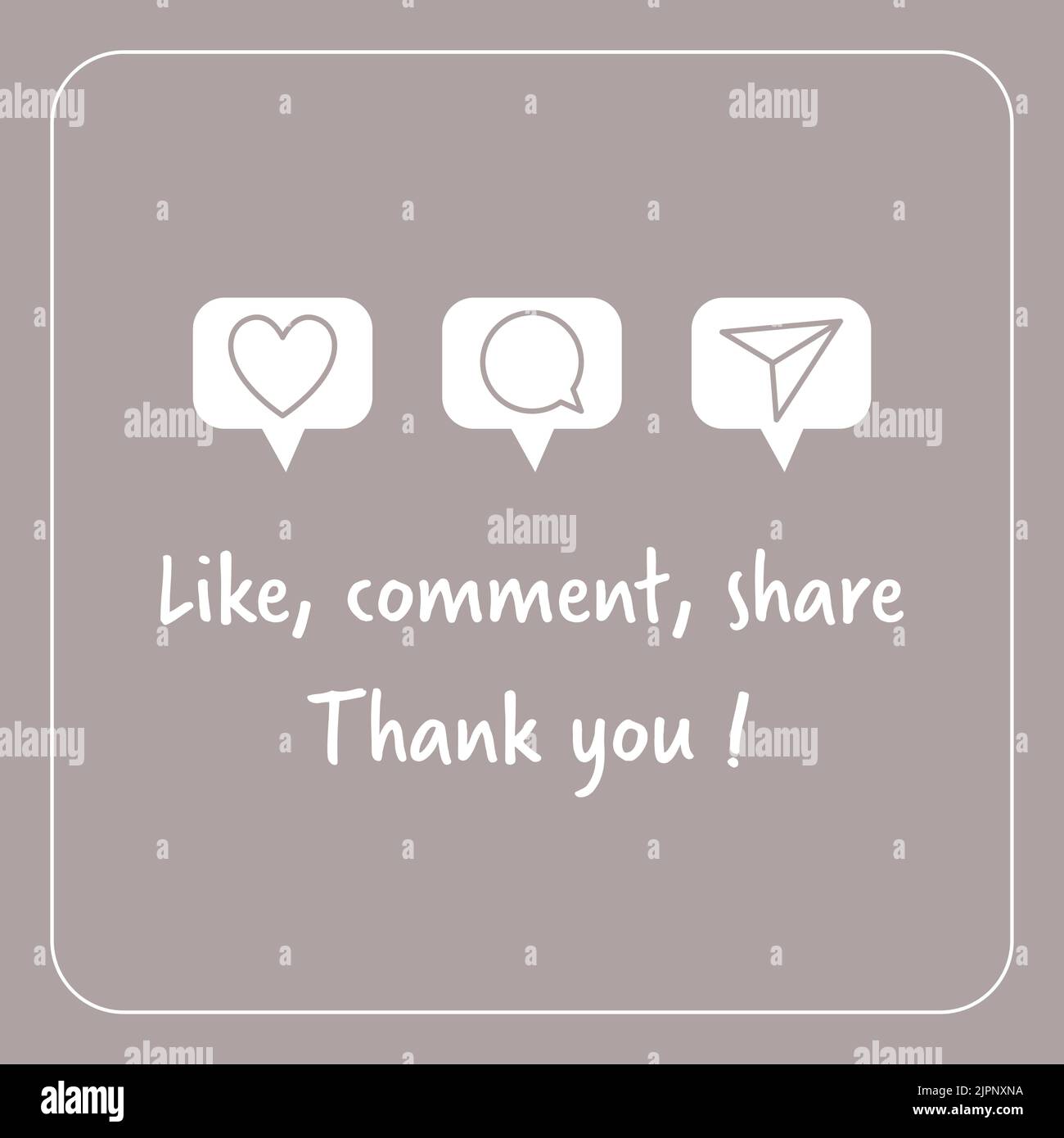 like comment share slide for social network Stock Photo - Alamy