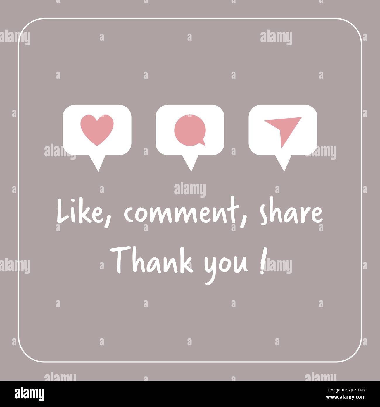 like comment share slide for social network Stock Photo - Alamy