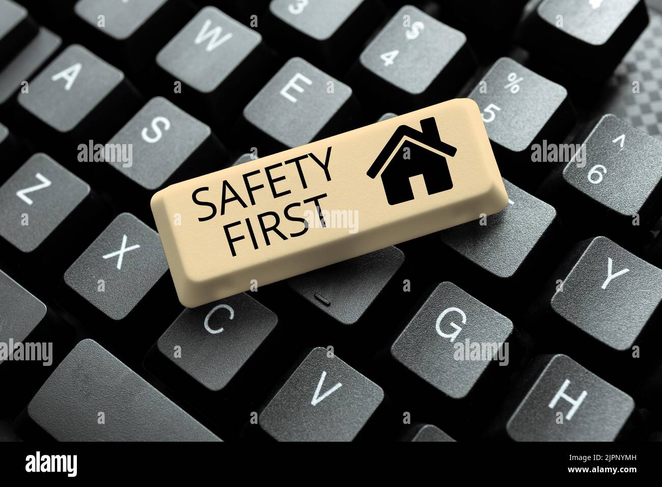 Conceptual display Safety First, Internet Concept Avoid any unnecessary ...