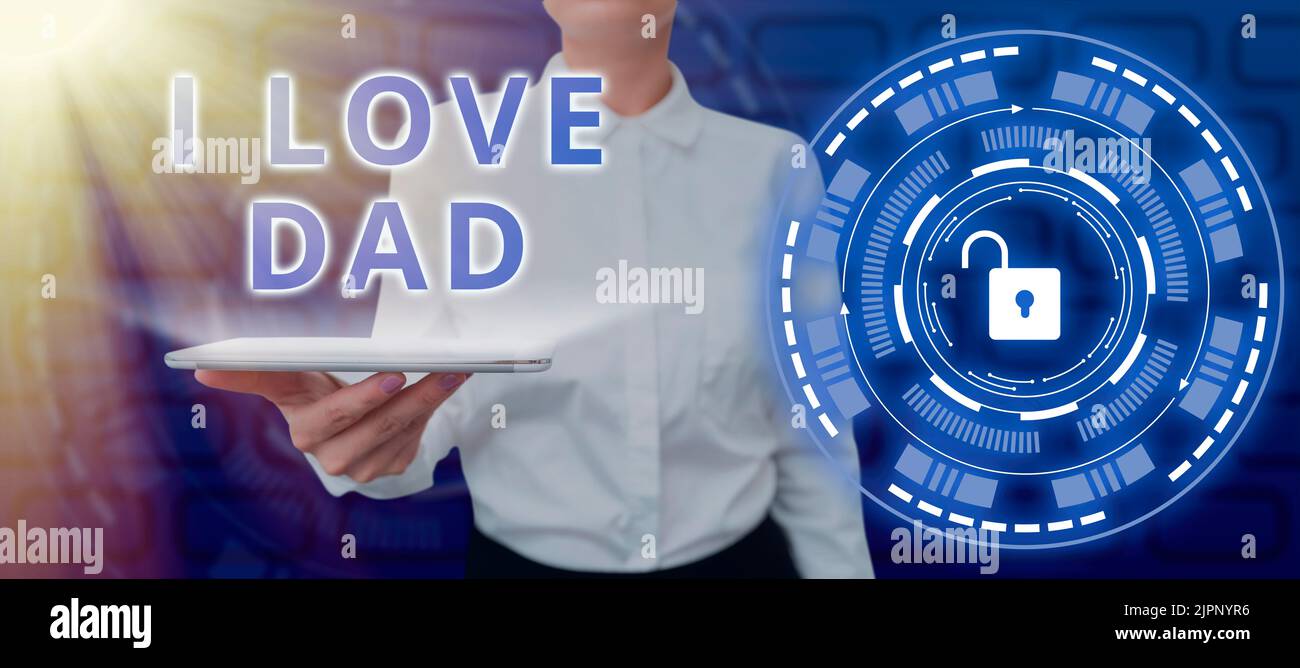 Father showing tenderness daughter hi-res stock photography and images ...