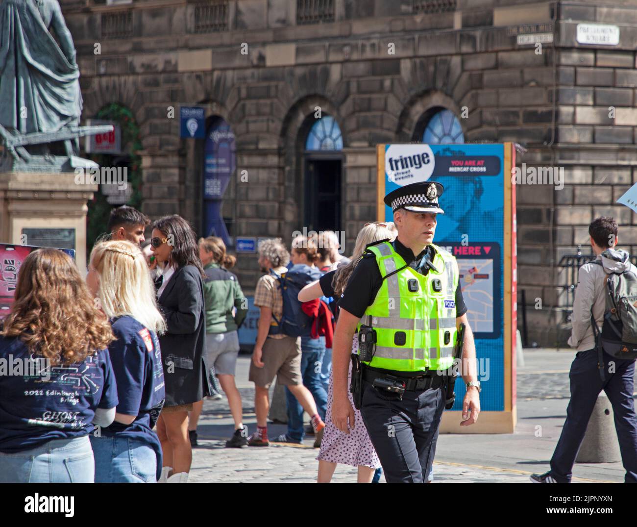 EdFringe Royal Mile, Edinburgh, Scotland. 19th August 2022. Edinburgh ...