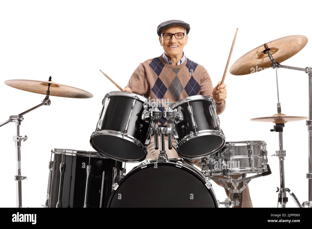 Play the drums hi-res stock photography and images - Alamy