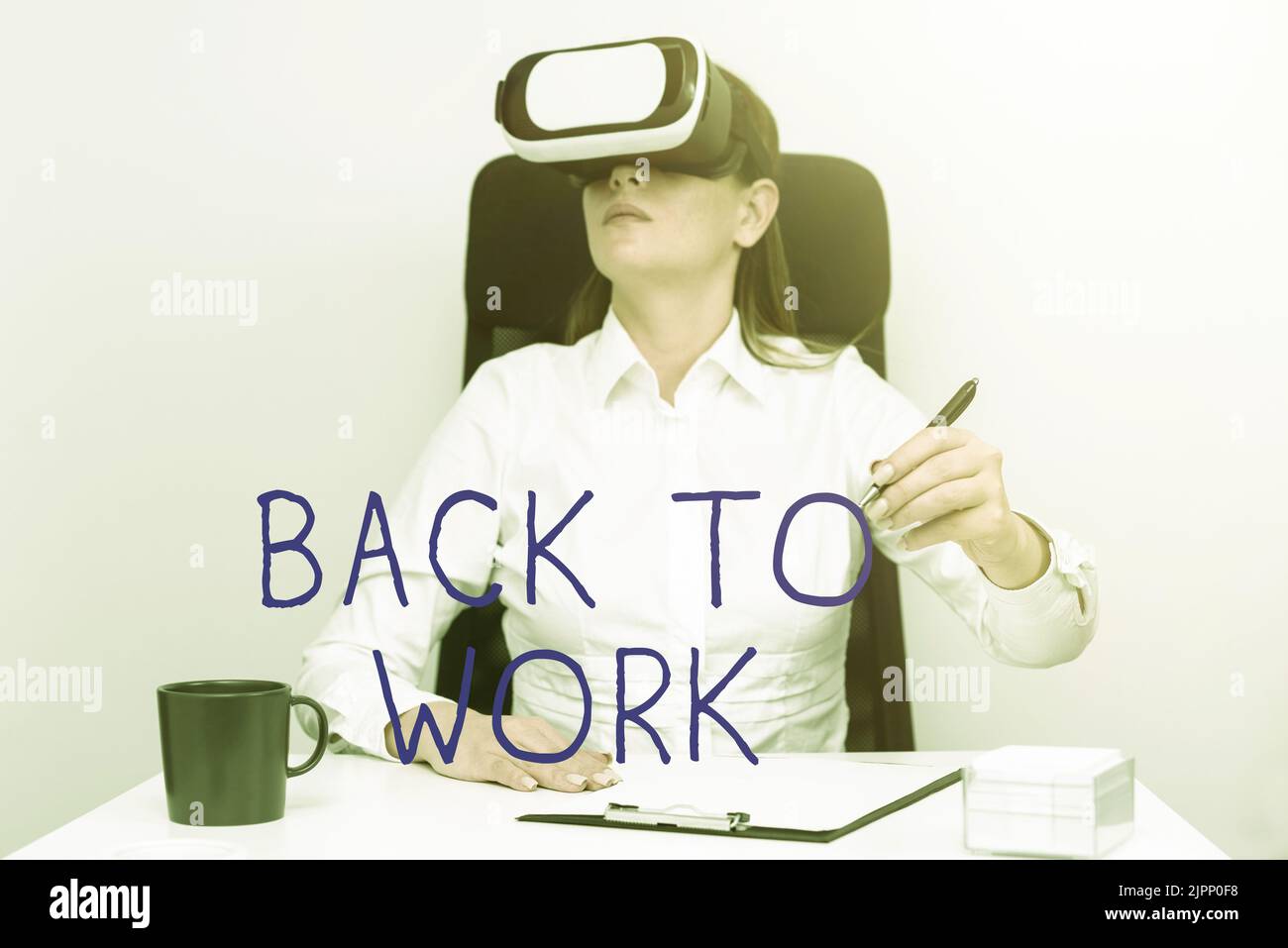 Inspiration showing sign Back To Work, Business overview Returning to ...