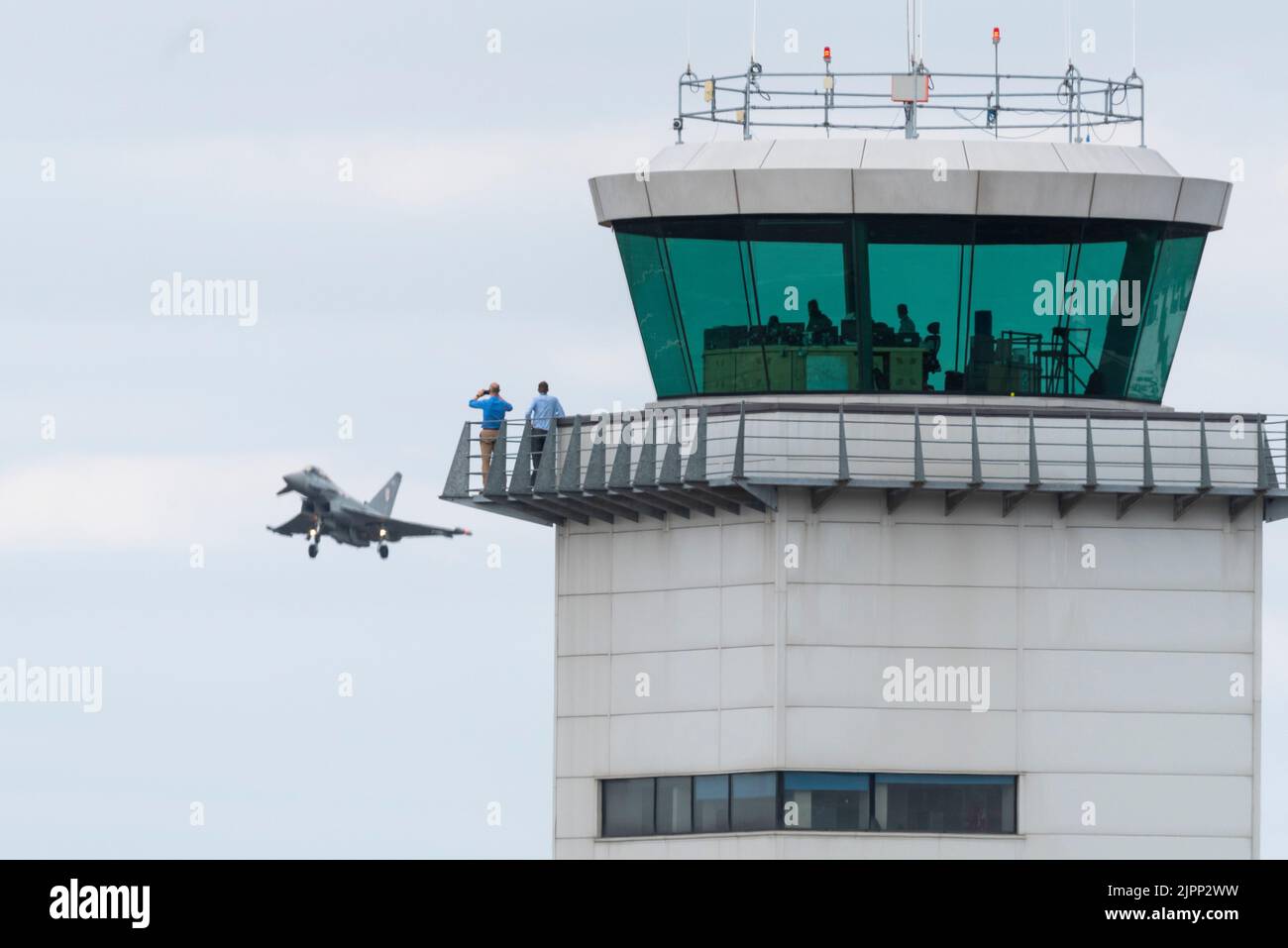 London Southend Airport, Essex, UK. 19th Aug, 2022. The RAF’s Typhoon ...