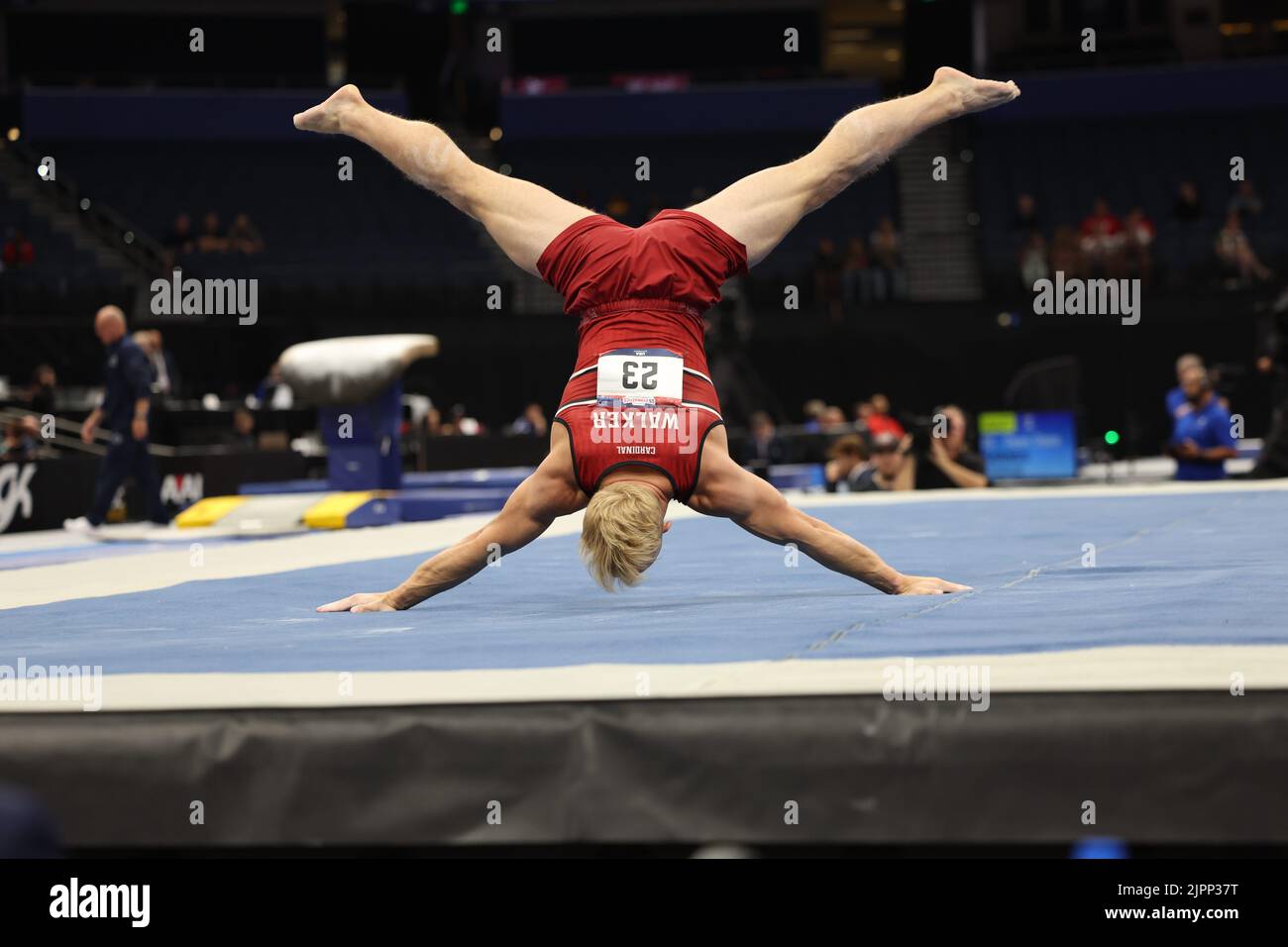 August 18, 2022: Colt Walker from Stanford competes during men's ...