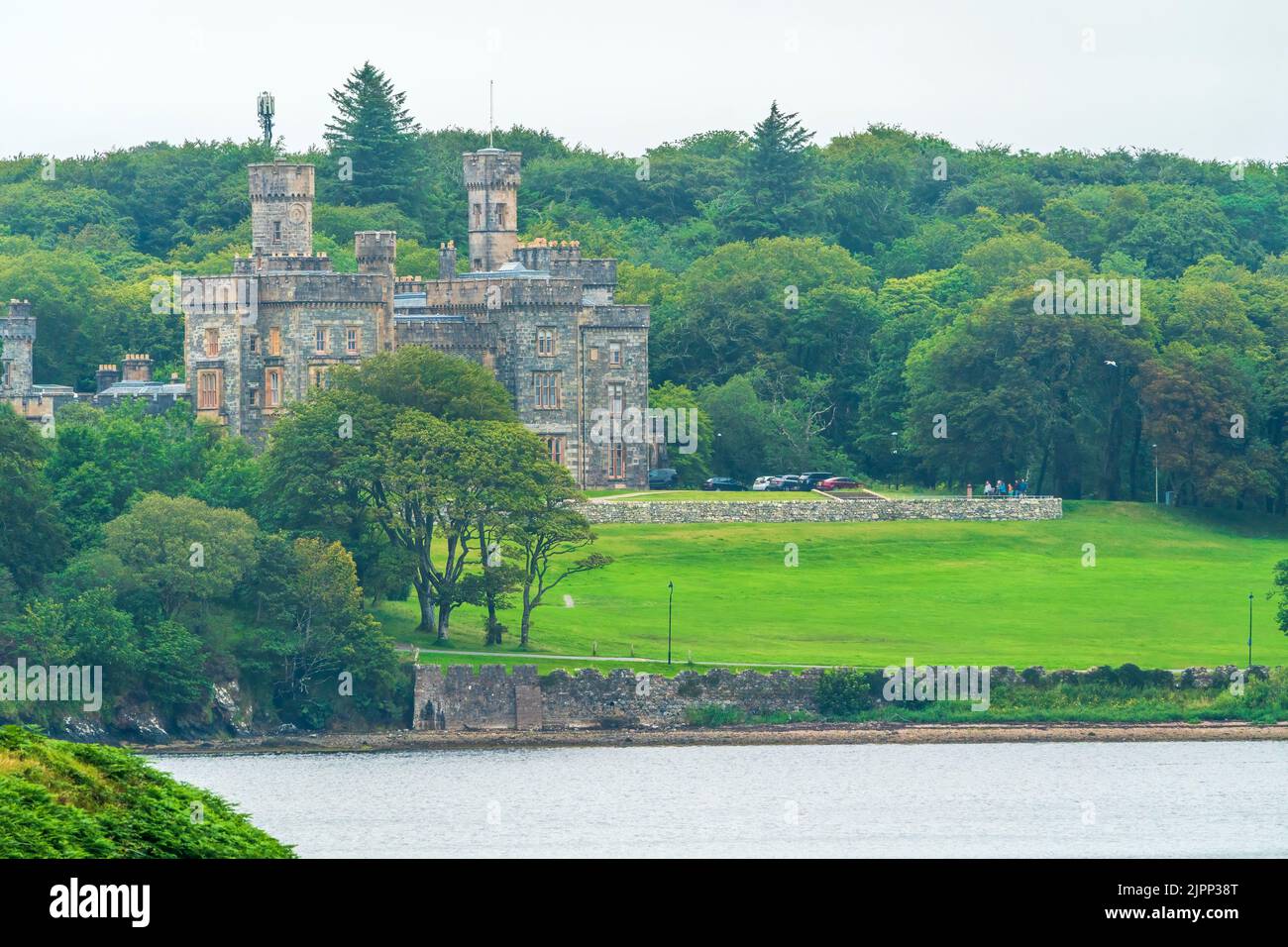 Lews Castle, Victorian era castle in Stornoway, Isle of Lewis, Scotland ...