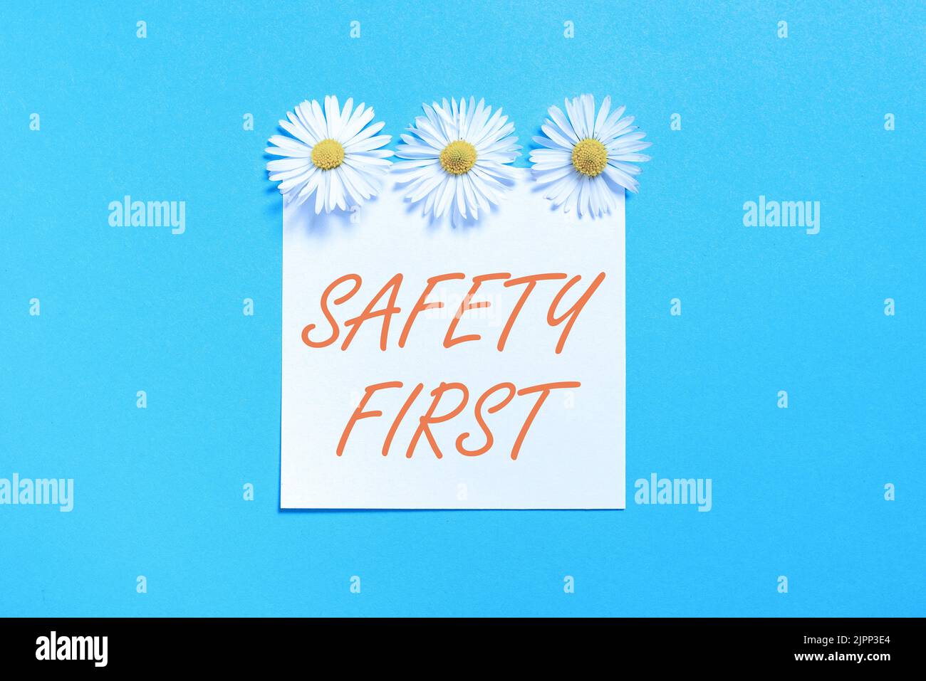 Handwriting text Safety First, Word Written on Avoid any unnecessary ...