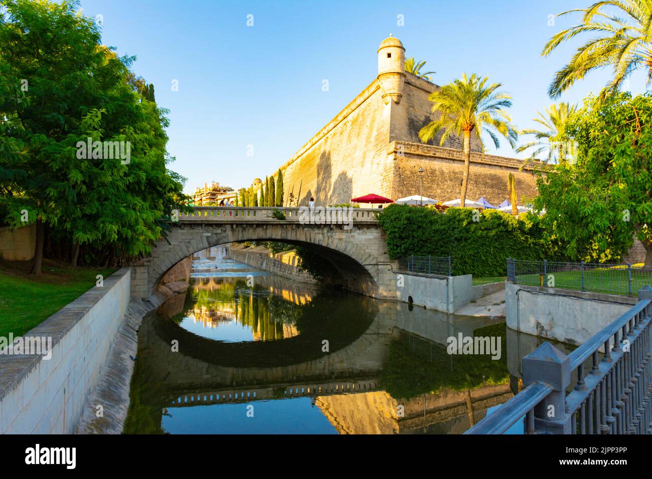 Palma, Balearic Islands, Spain. July 17, 2022 - La Ronda bridge, in Sa ...