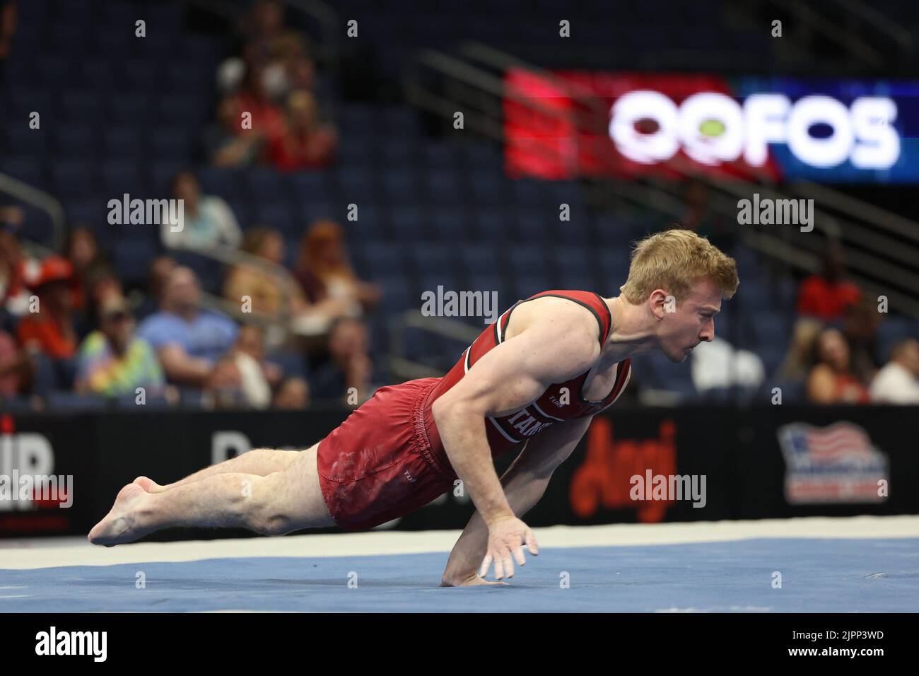 August 18, 2022: Riley Loos from Stanford competes during men's ...