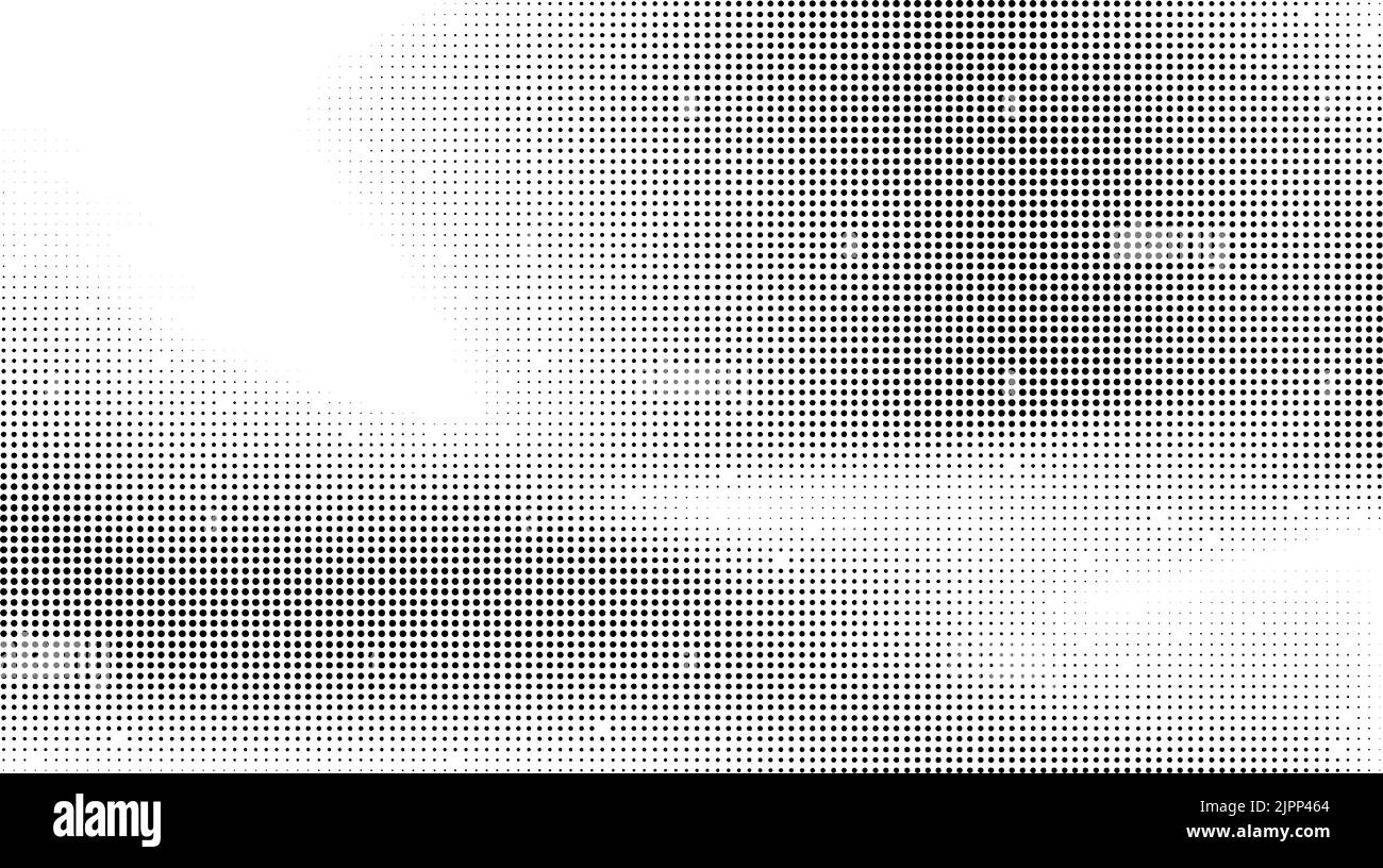 Halftone background. Grunge halftone pop art texture. White and black ...