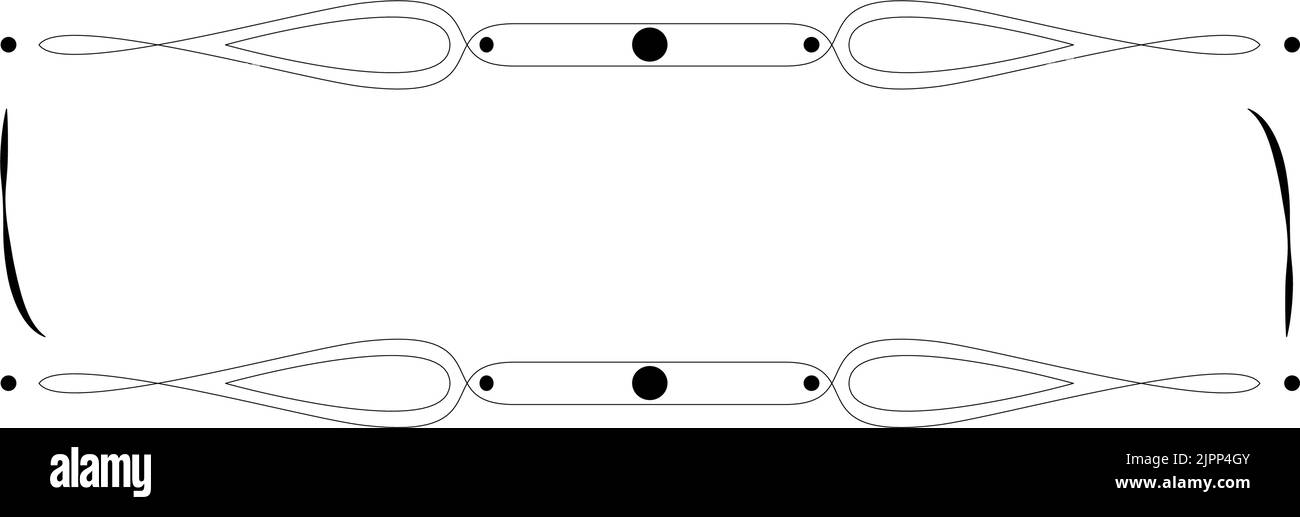 Blank template for text, isolated text box, vector ornaments ...