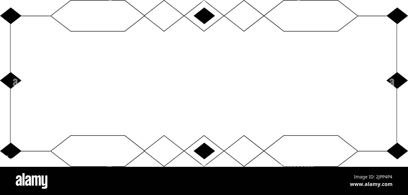 Blank template for text, isolated text box, vector ornaments ...