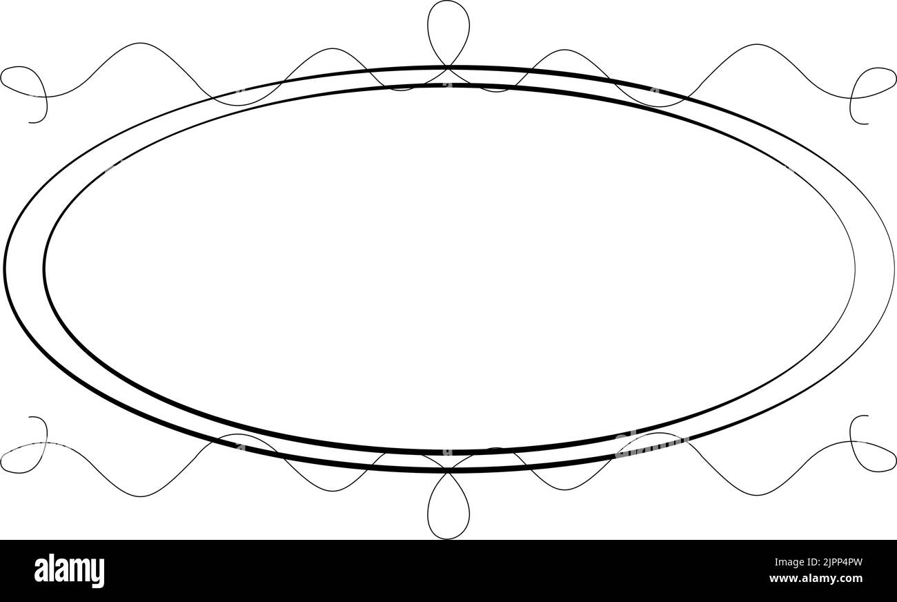 Blank template for text, isolated text box, vector ornaments ...