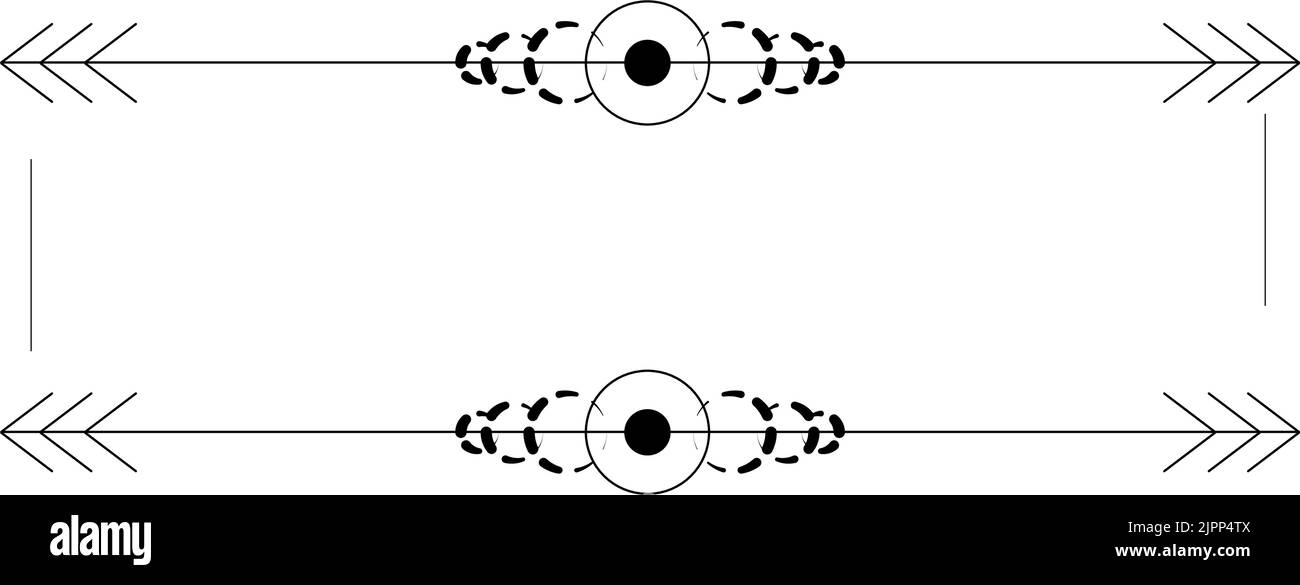 Blank template for text, isolated text box, vector ornaments ...