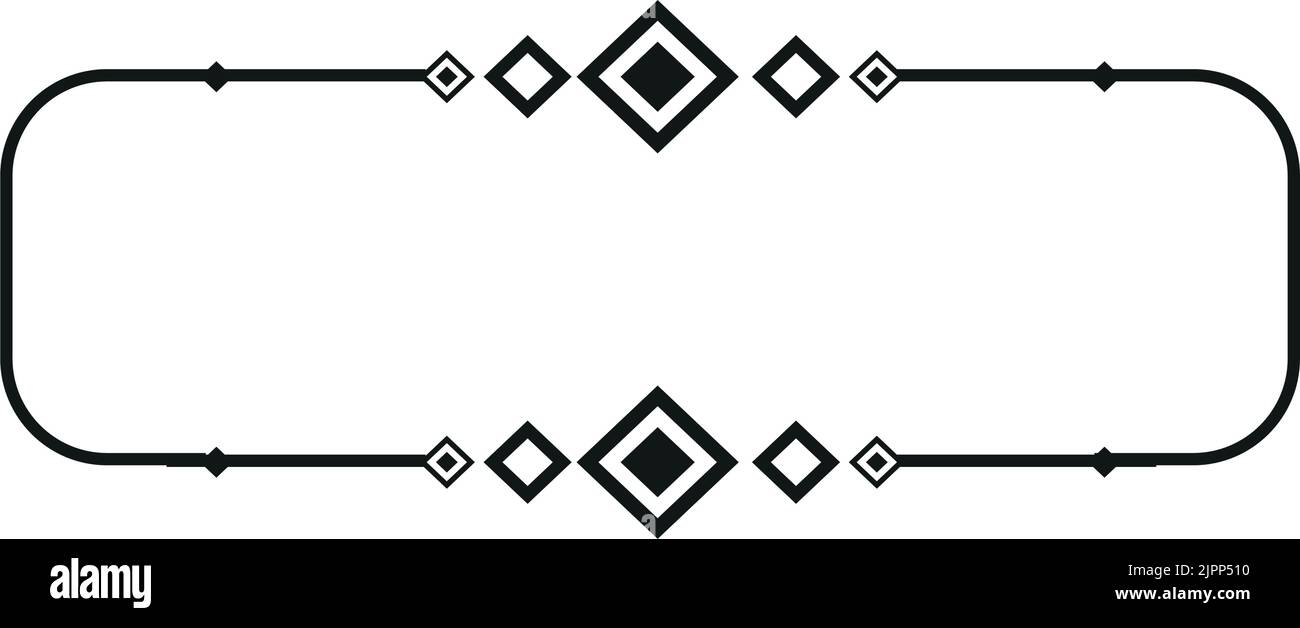 Blank template for text, isolated text box, vector ornaments ...