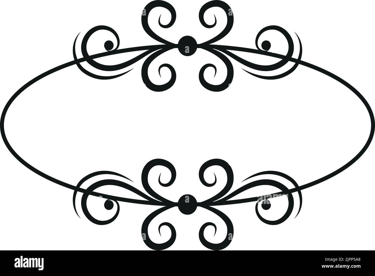 Blank template for text, isolated text box, vector ornaments ...