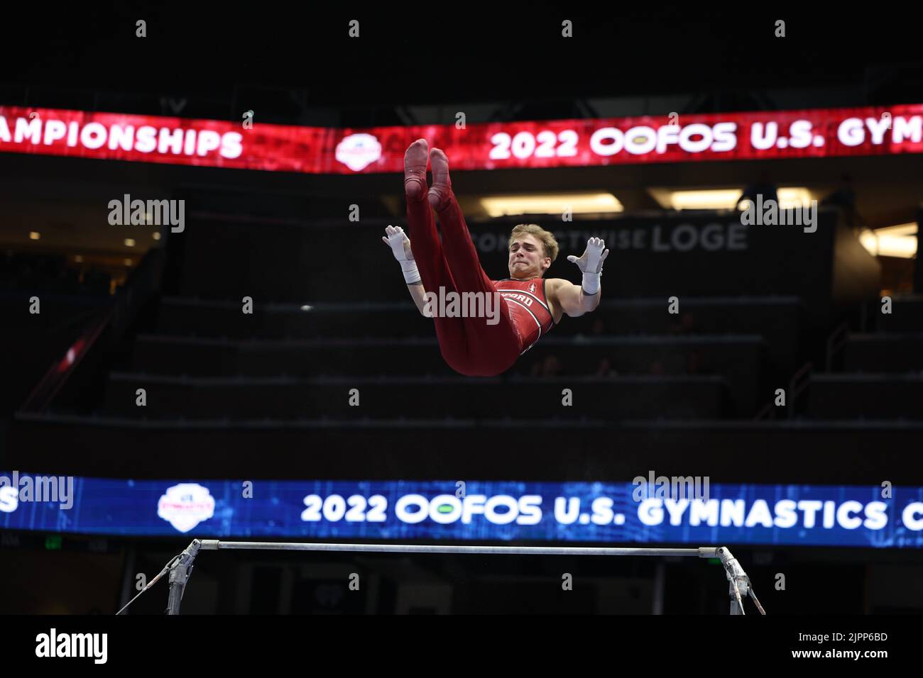August 18, 2022: Curran Phillips from Stanford competes during men's ...