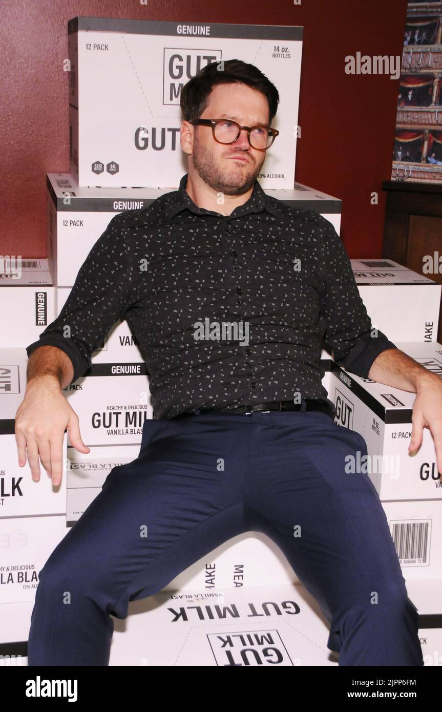 NEW YORK - AUGUST 18: James Caverly attends the Third Arm Gallery: an ...