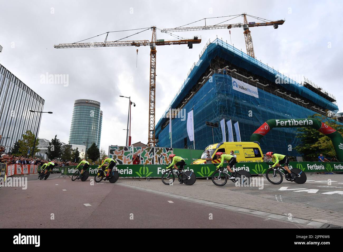 team Arkea-Samsic riders pictured in action during the first stage of ...