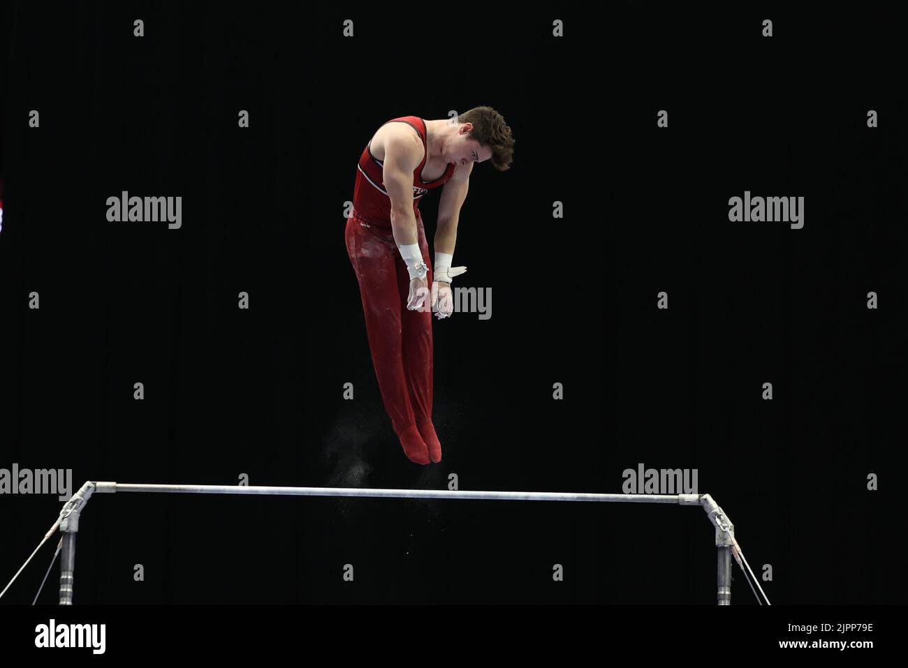 August 18, 2022: Taylor Burkhart from Stanford competes during men's ...