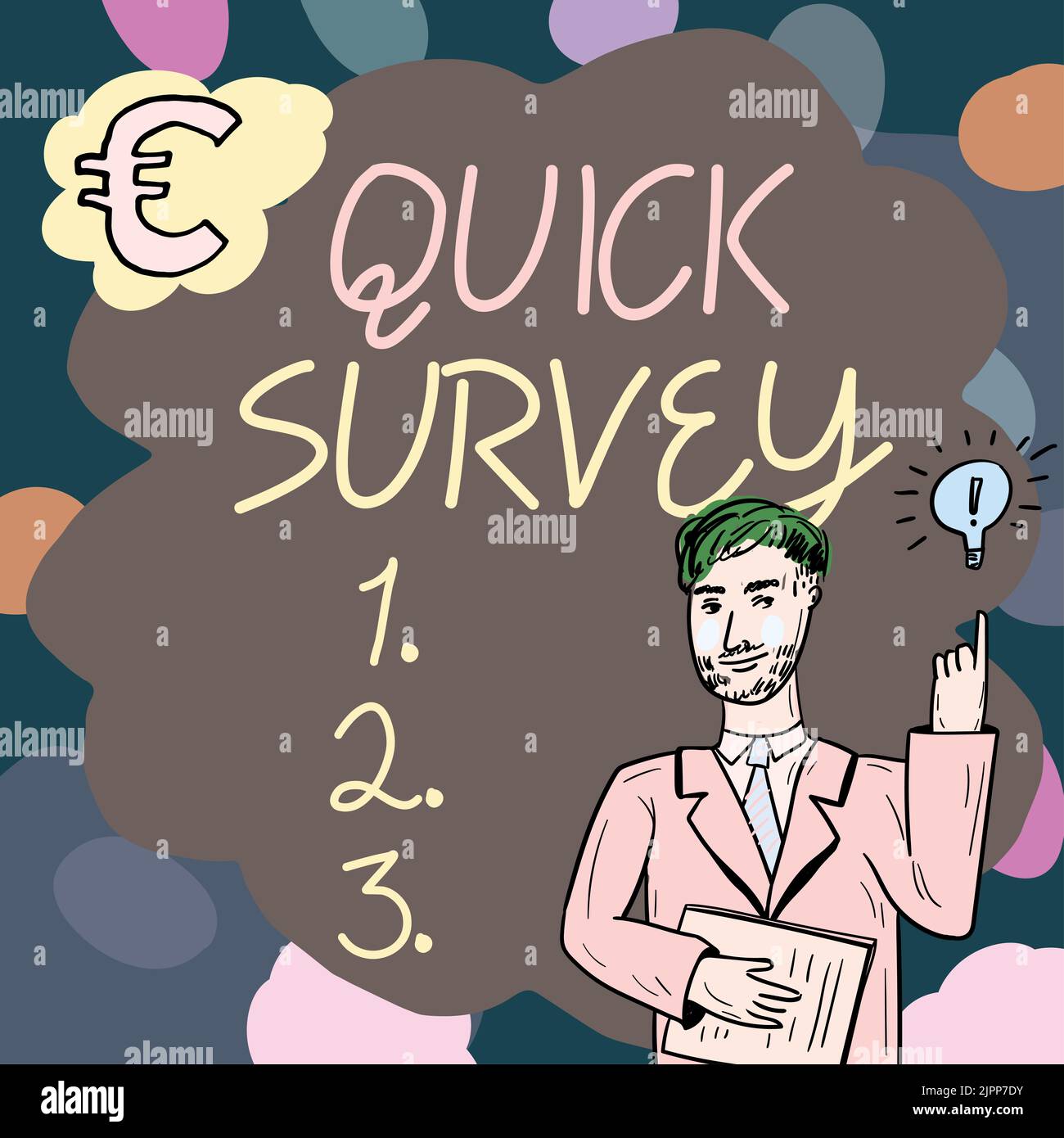 Text Caption Presenting Quick Survey Business Overview Conduct Fast Check On Condition Value