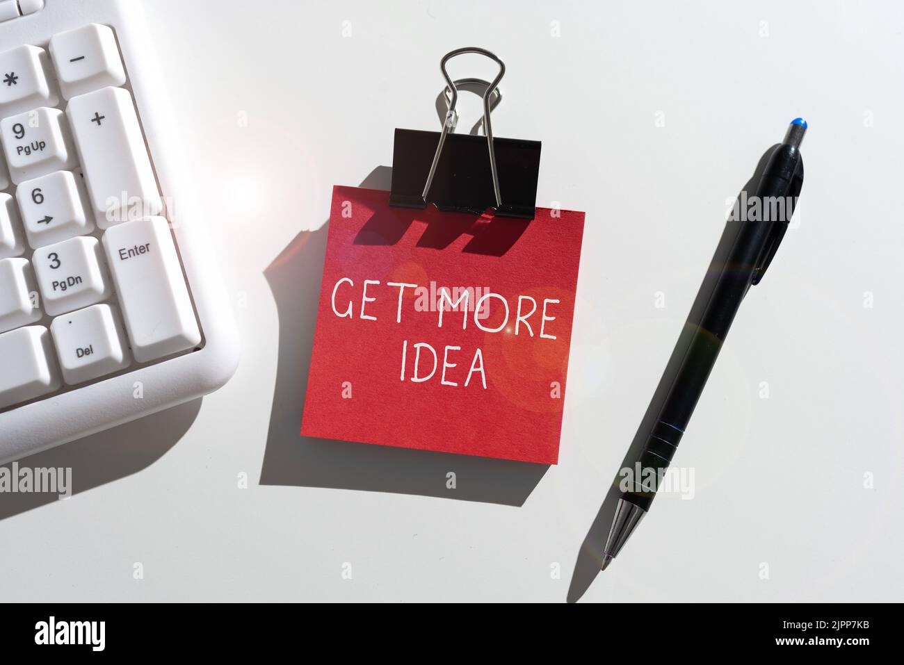 Inspiration showing sign Get More Idea, Business concept Random Input ...