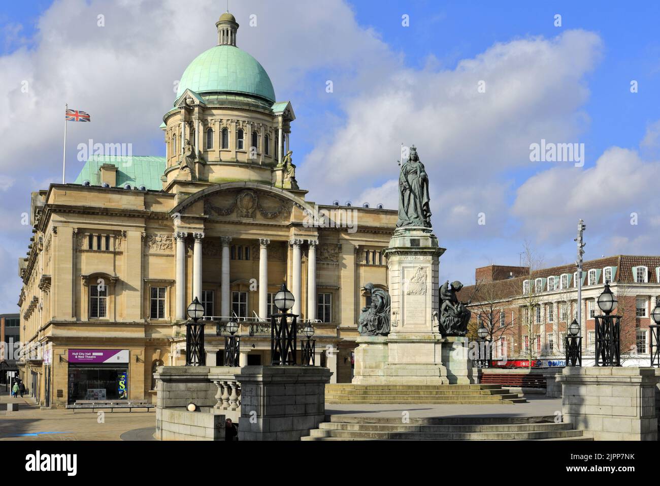 Hull City Hall, Queen Victoria Square, Kingston-upon-Hull, East Riding ...