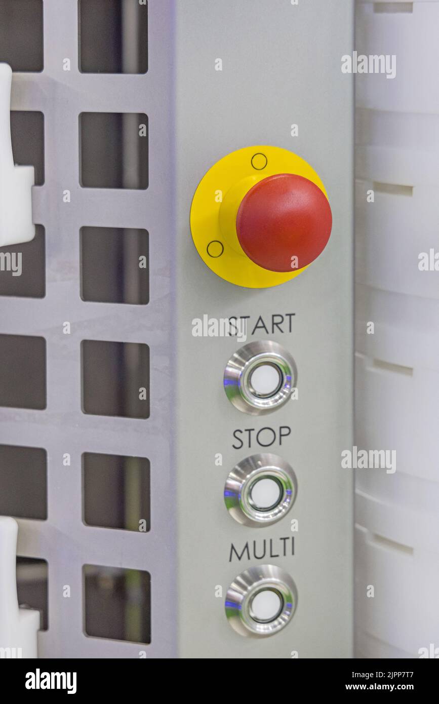 Emergency Stop Start Multi Push Buttons Machine Production Control ...