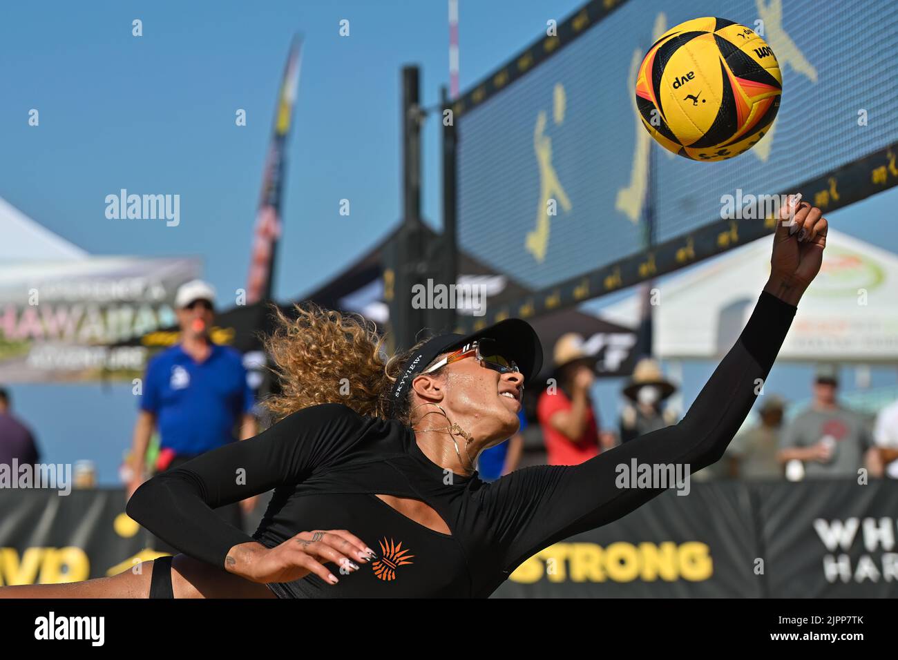 August 19, 2022: Brandie Wilkerson during day one of the AVP Manhattan ...
