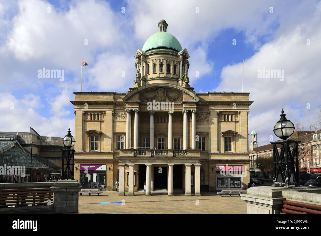 Hull City Hall, Queen Victoria Square, Kingston-upon-Hull, East Riding ...