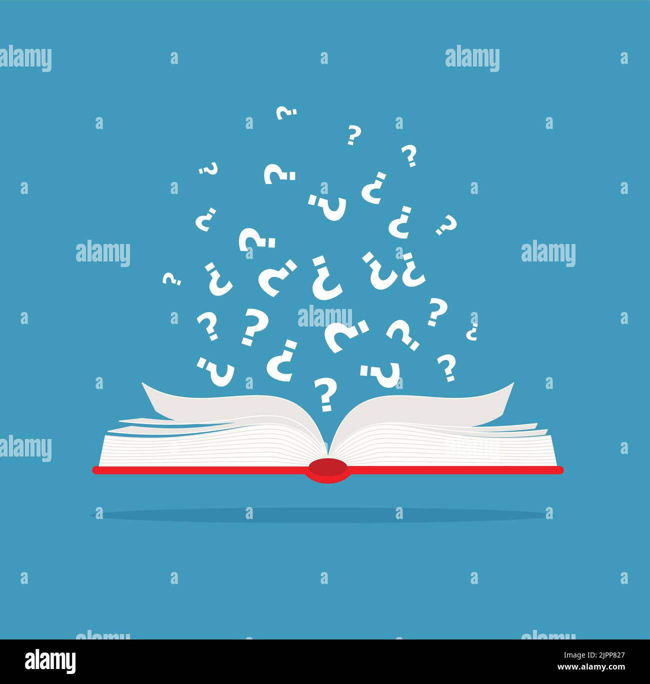 Open book question mark 3d hi-res stock photography and images - Alamy