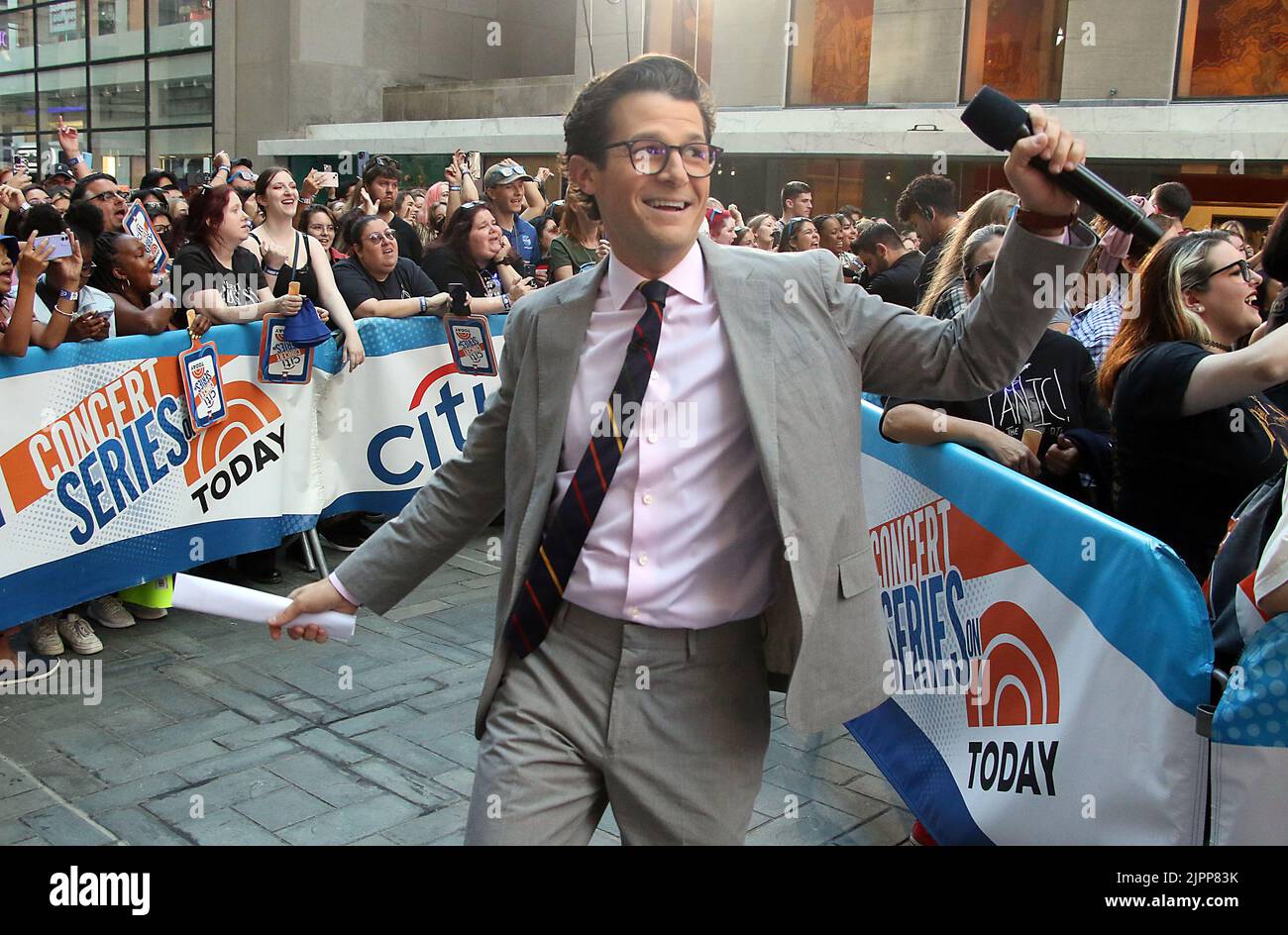 Panic! At The Disco Performing On The Today Show Citi Summer Concert Series -PICTURED: Jacob ...