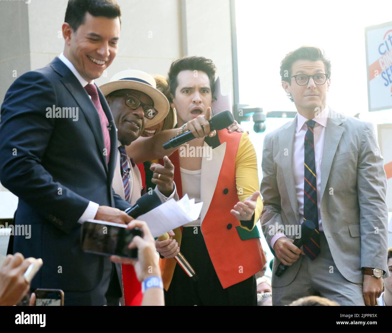 Panic! At The Disco Performing On The Today Show Citi Summer Concert ...